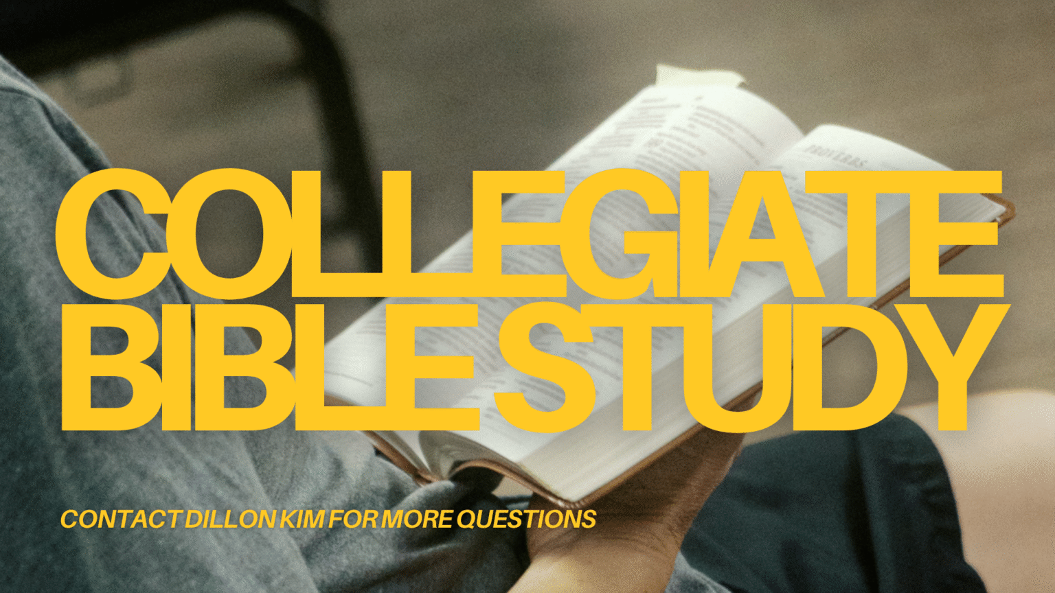 Collegiate Bible Study – Crossway Community Church